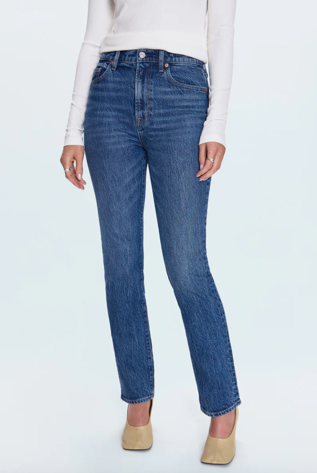 Bri High Rise Slim Straight Jean, Victory – Soho Boutique